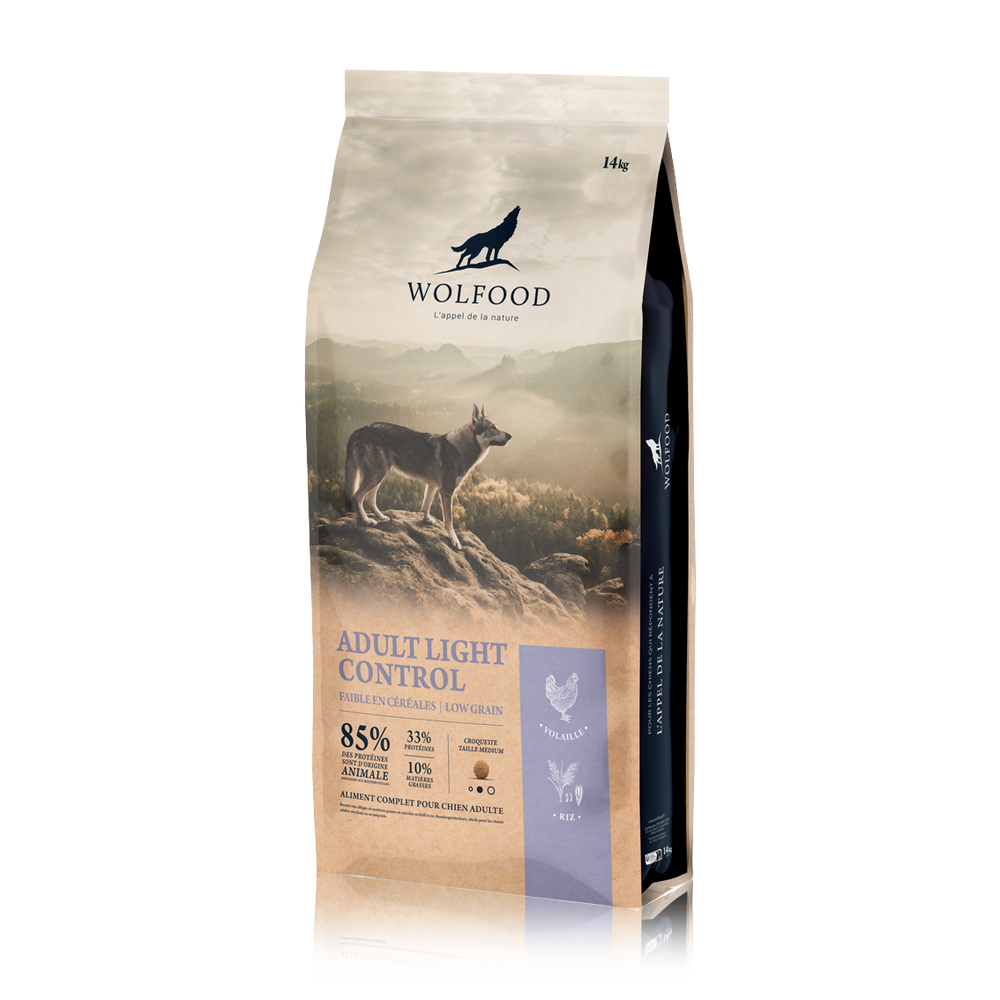 WOLFOOD ADULT LIGHT CONTROL – Nourrir comme la nature